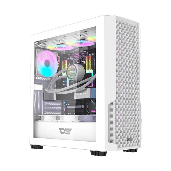 DarkFlash DF2100 White PC Case - CheckIt