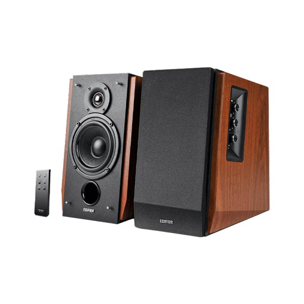 Edifier R1700BT All-in-one Bluetooth Bookshelf Brown Speaker - EvoComp