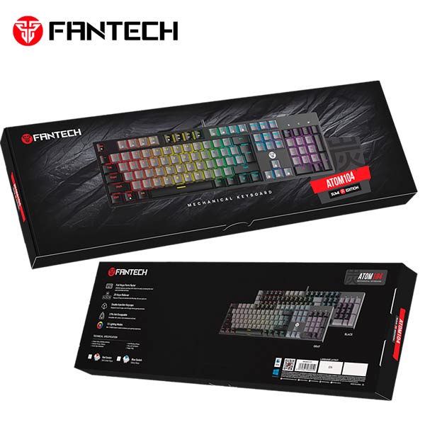 Fantech Atom104 MK886 V2 Black Mechanical Gaming Keyboard
