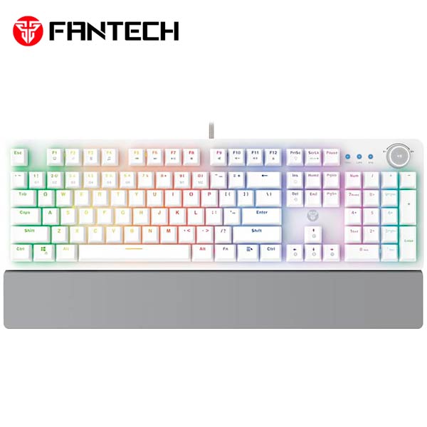 Fantech MaxPower MK853 V2 White Mechanical Keyboard - PrimeShop